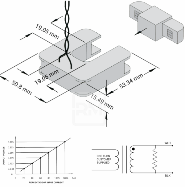 CTCLAMP Split-Core Clamp-On Current Transformer